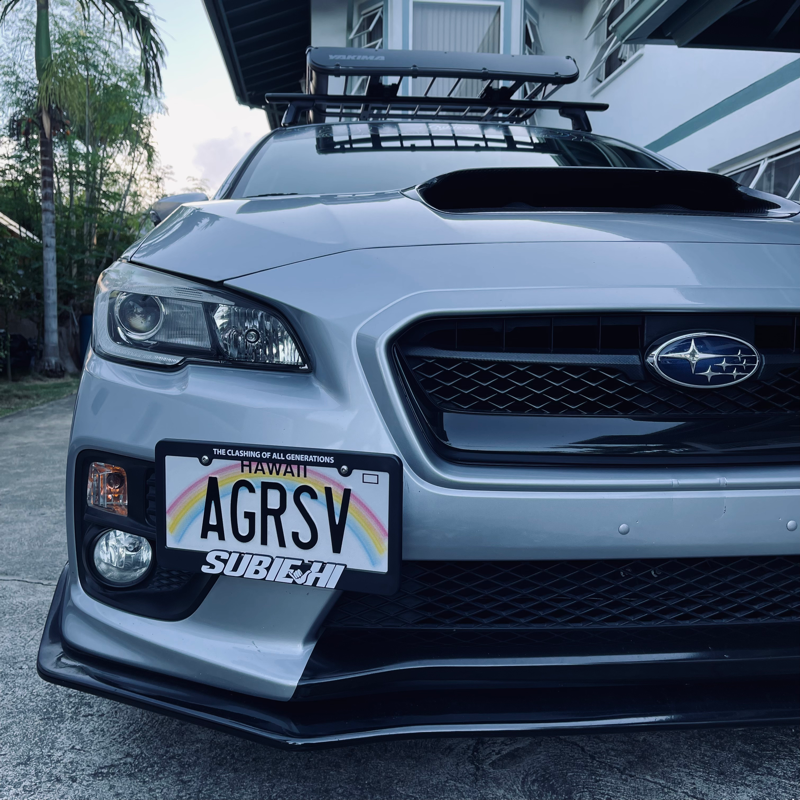 Subie.Hi License Plate Frame